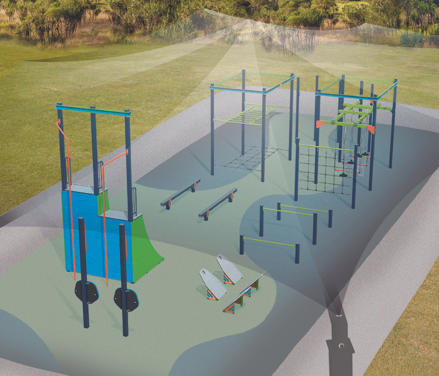 Hobart Park Ninja Obstacle Park | City of Palmerston